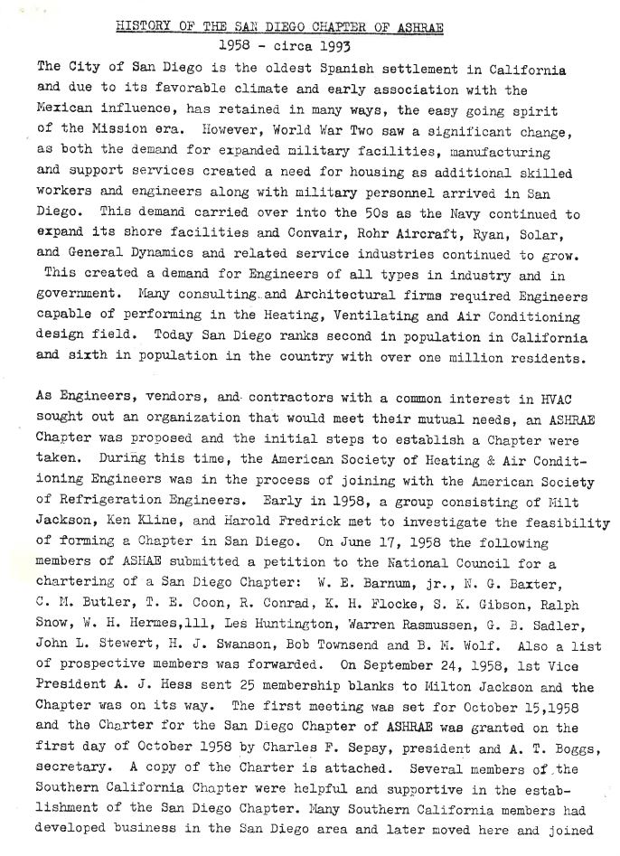 ASHRAE San Diego - Newsletter