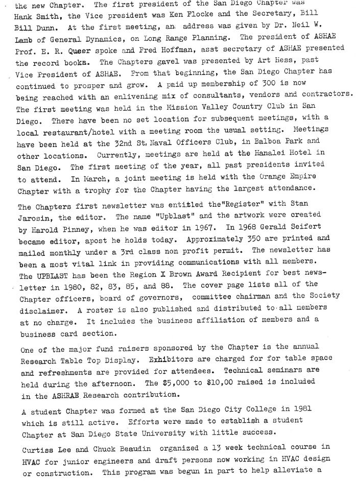 ASHRAE San Diego - Newsletter