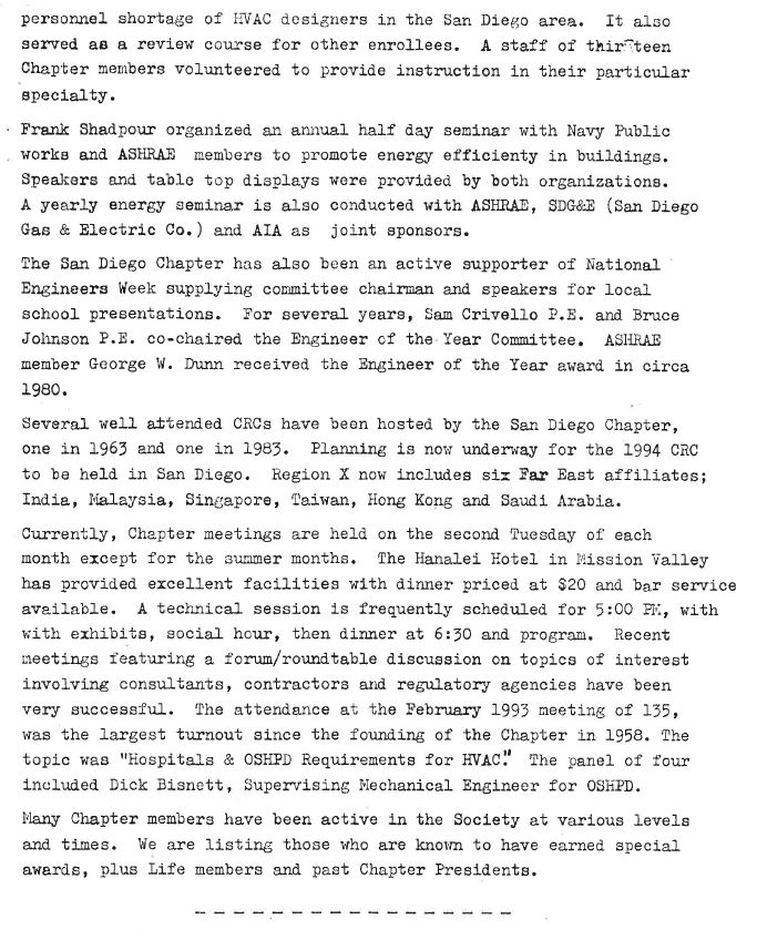 ASHRAE San Diego - Newsletter